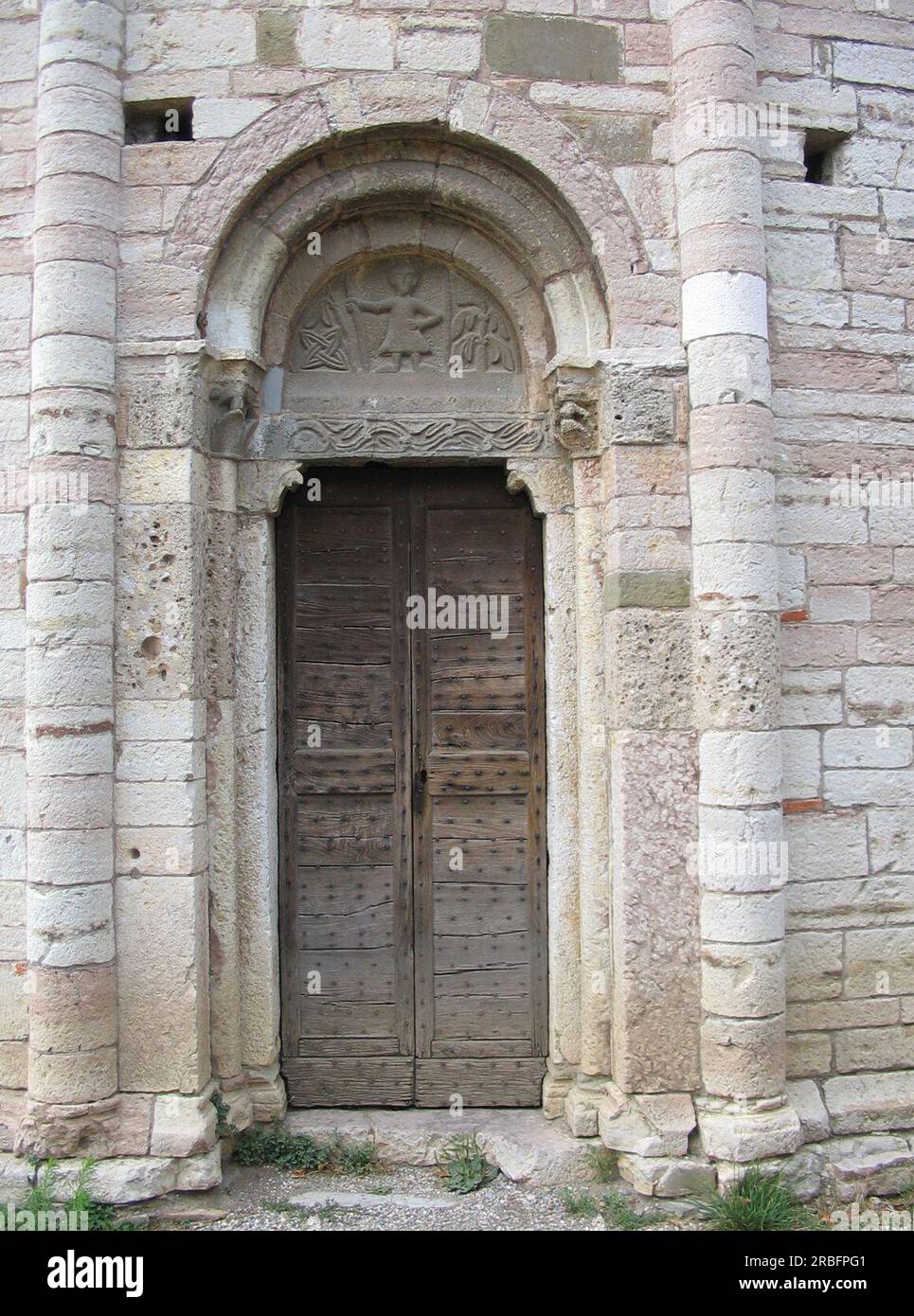 Portal, Rotunda of San Tomè, Bergamo, Italy 1100 by Romanesque ...