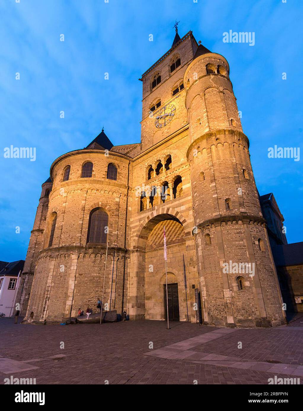 Trier Cathedral, Germany 1200 by Romanesque Architecture Stock Photo ...
