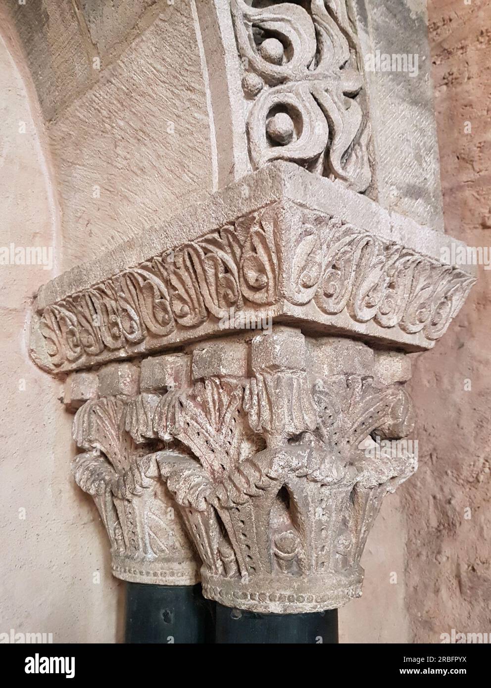 Capital, Trier Cathedral, Germany 1200 by Romanesque Architecture Stock ...