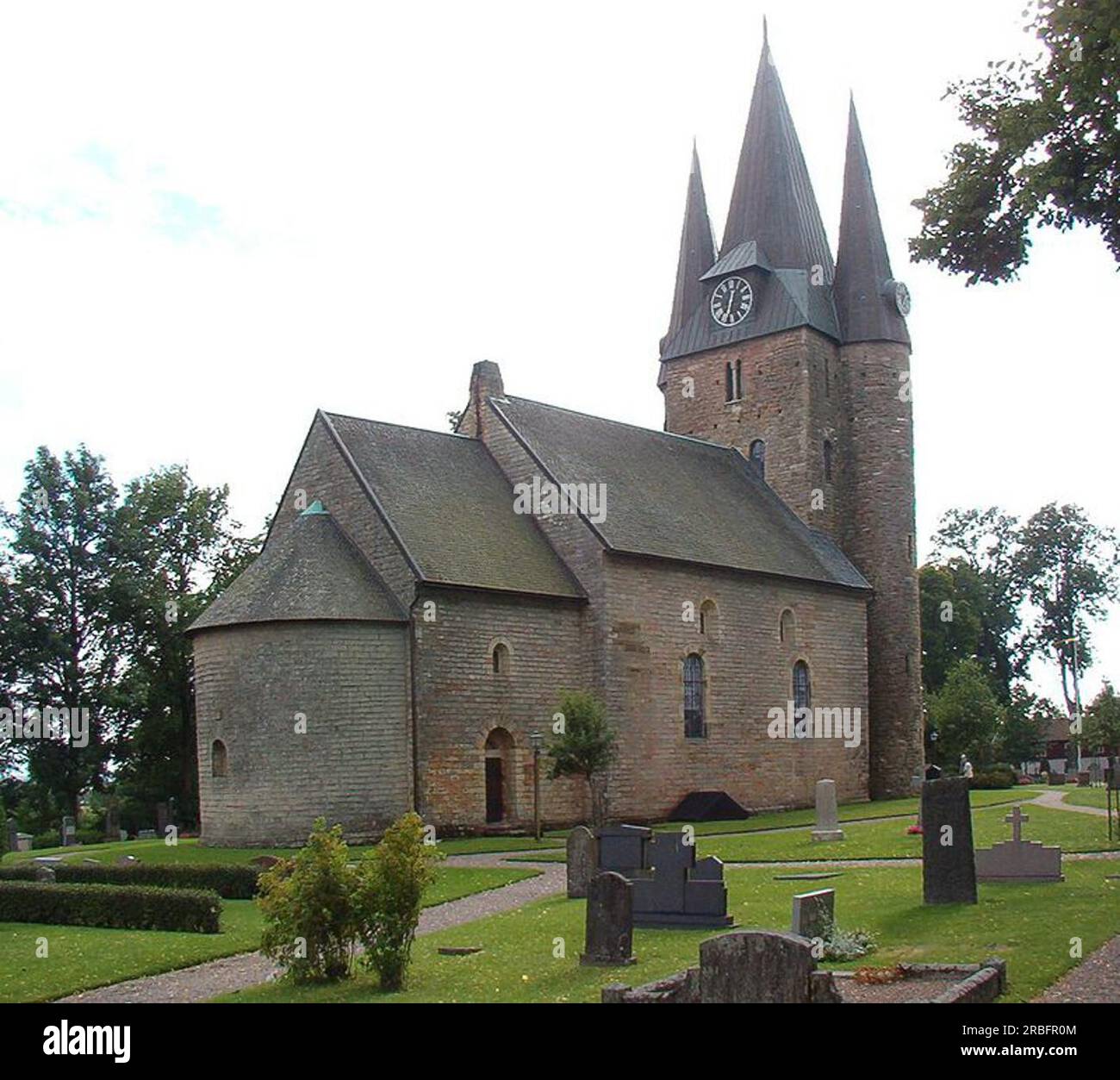 Husaby Church, Sweden 1100 by Romanesque Architecture Stock Photo - Alamy