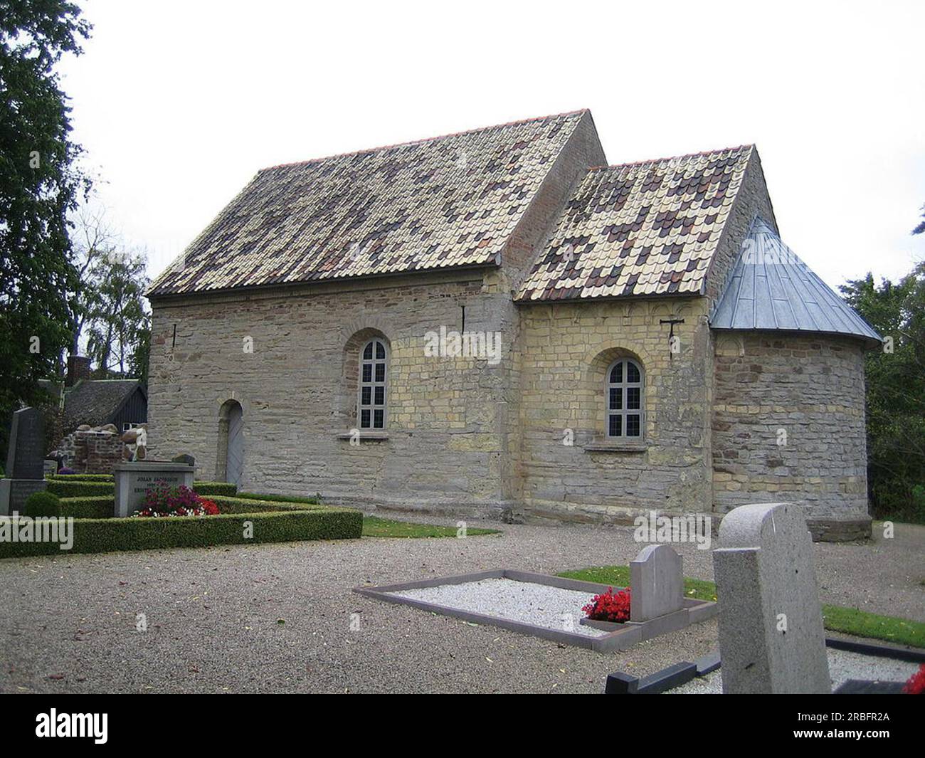 Borrie Church, Sweden 1120 by Romanesque Architecture Stock Photo - Alamy
