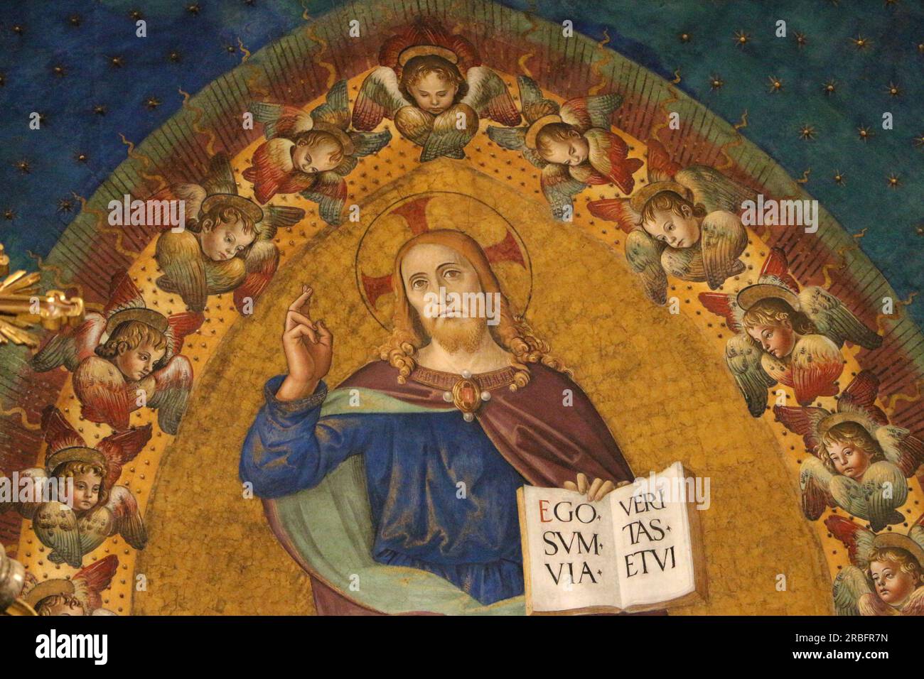 Stories of the Holy Cross 1492 by Antoniazzo Romano Stock Photo - Alamy