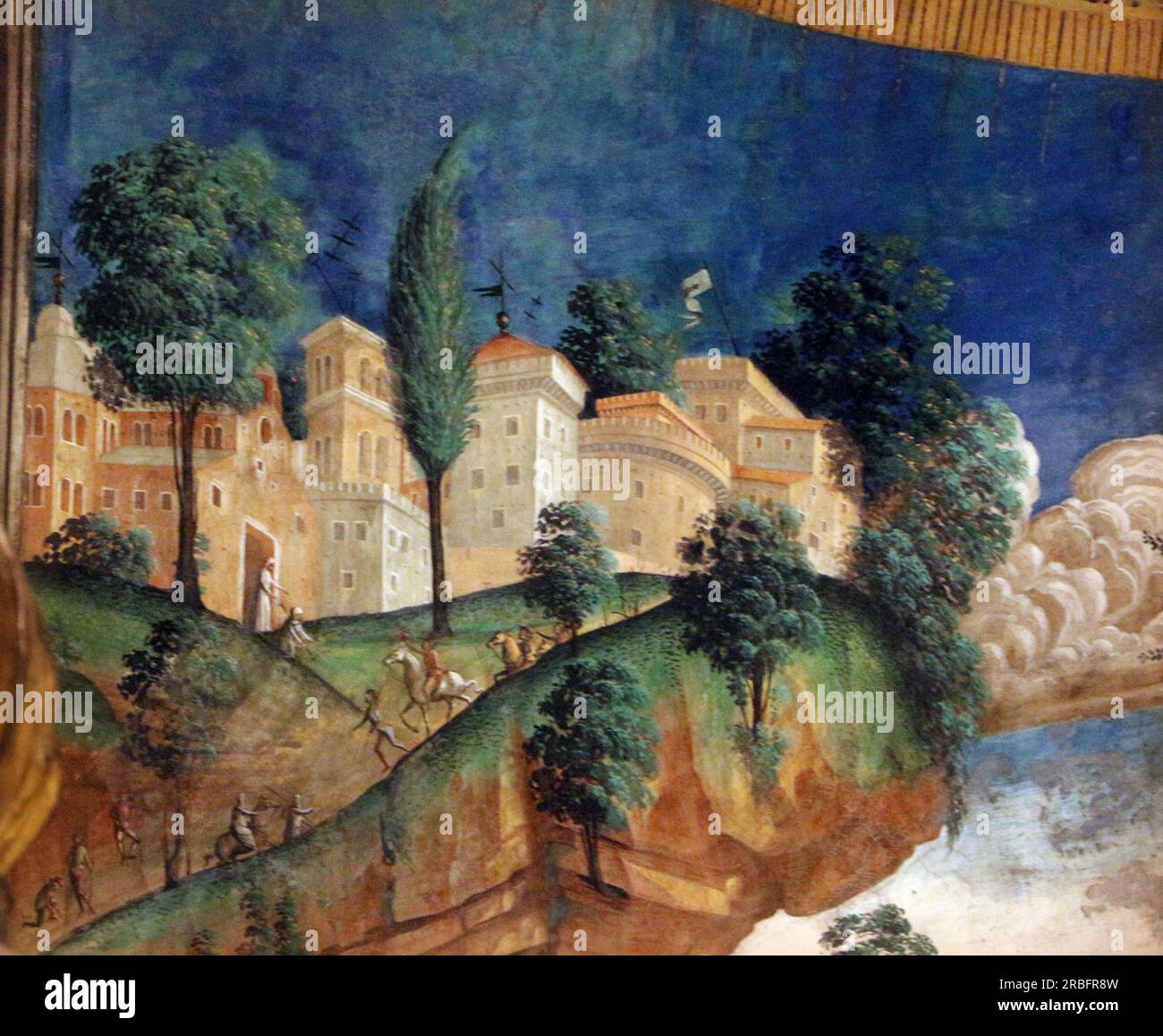 Stories of the Holy Cross 1492 by Antoniazzo Romano Stock Photo - Alamy