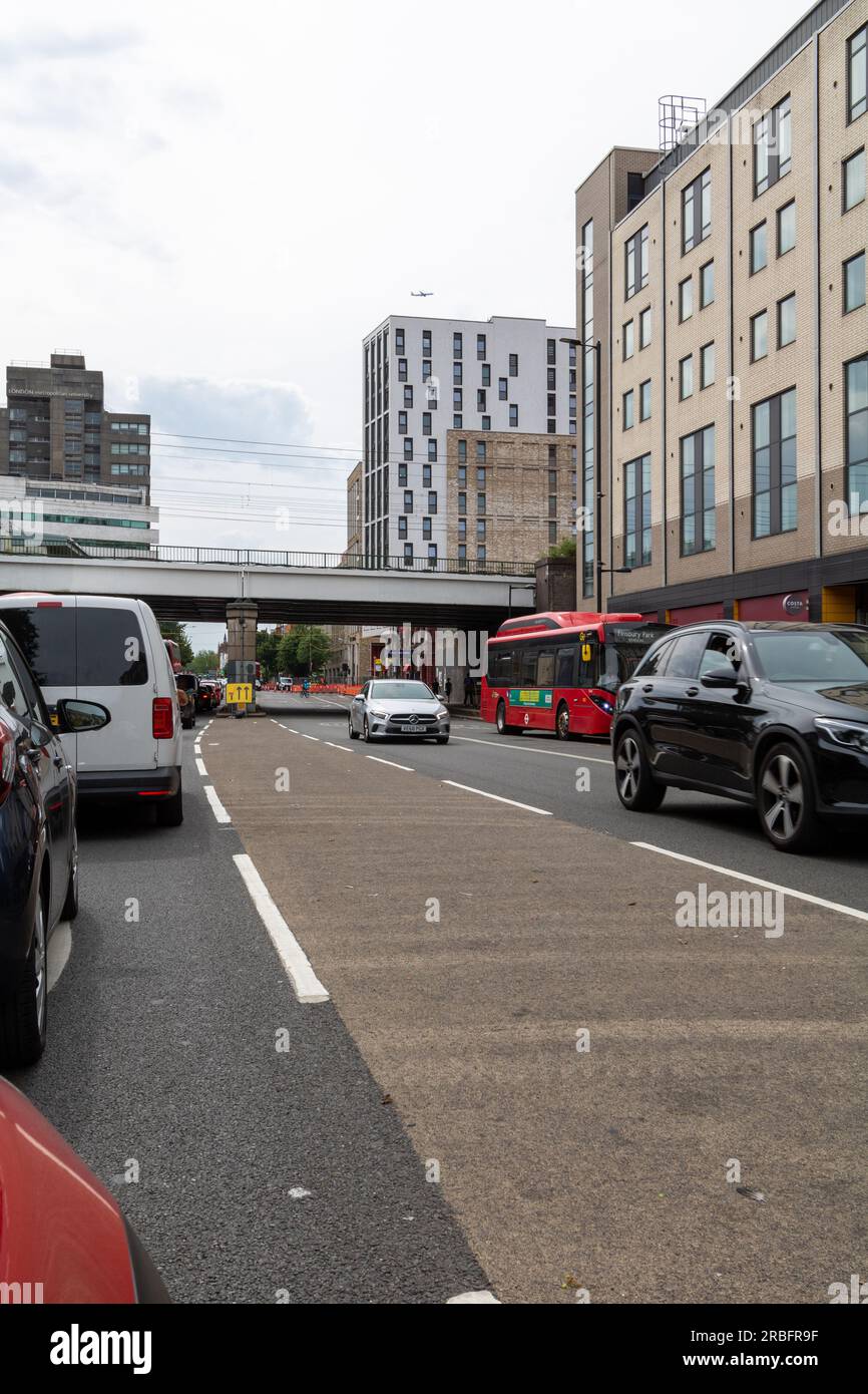 Closed traffic lane hi-res stock photography and images - Alamy