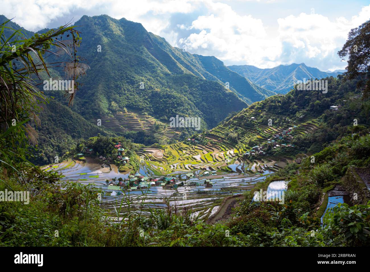 Batad Rice Terraces, UNESCO world heritage in Ifugao, Luzon Island, the ...