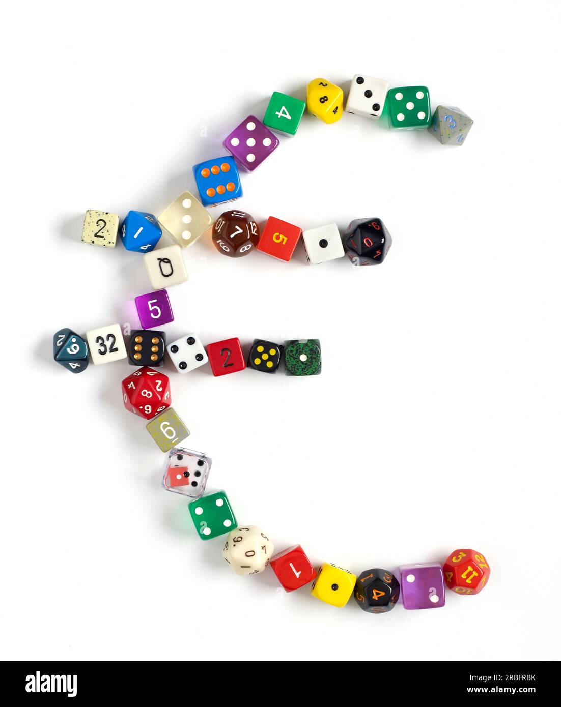euro dice Stock Photo - Alamy