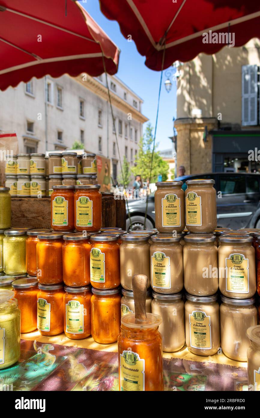 Market aix en provence south of france hi-res stock photography and ...