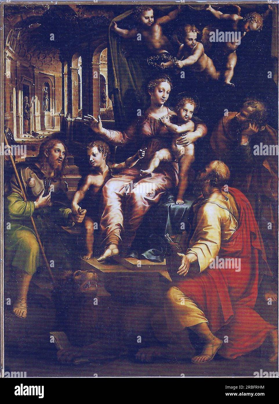 Alterpiece Fugger c.1521 - c.1522; Italy by Giulio Romano Stock Photo ...