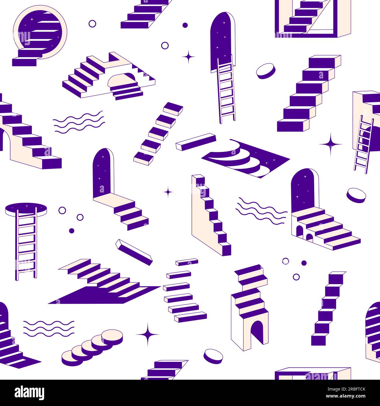 Ladder infinity Stock Vector Images - Alamy