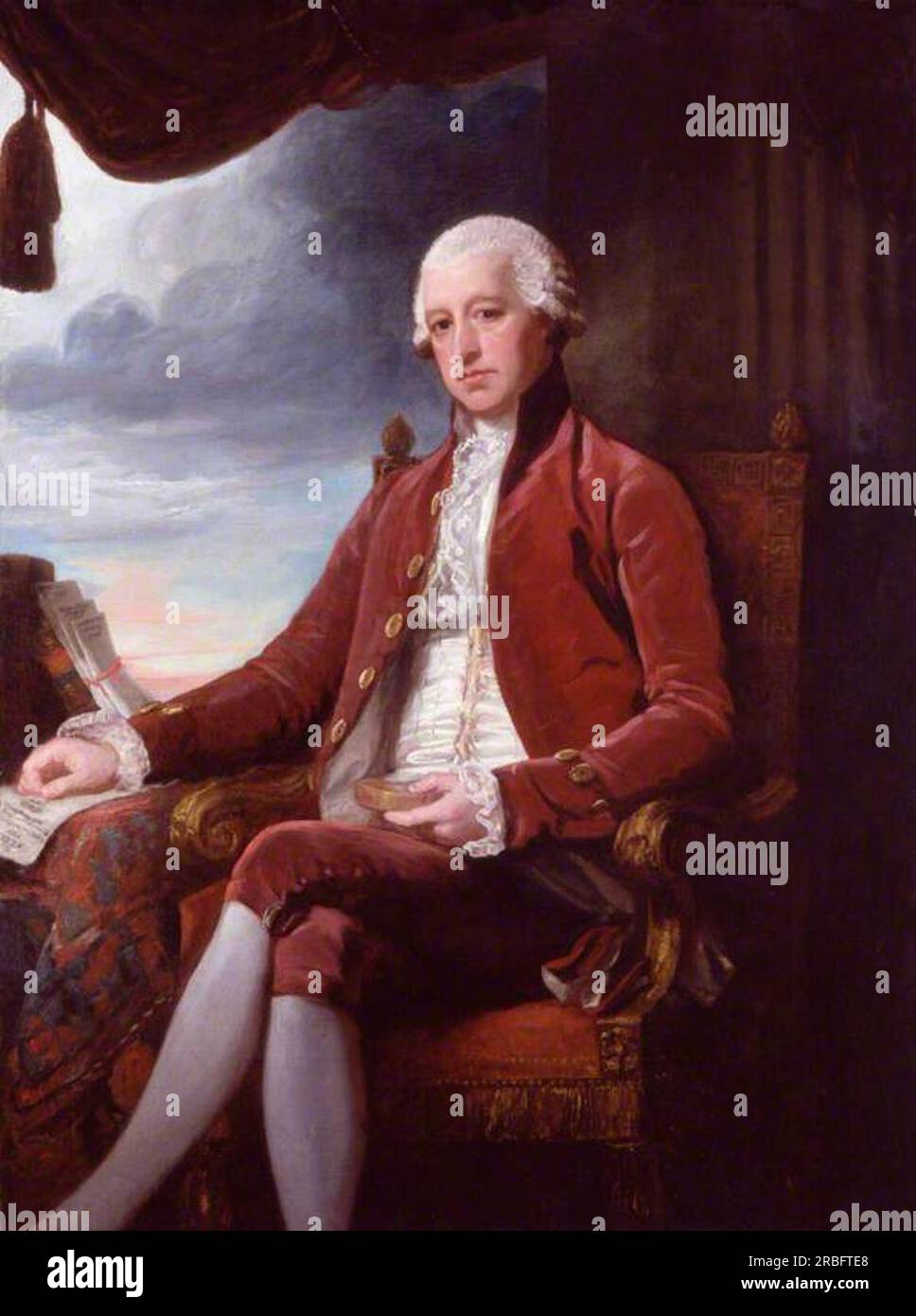 Charles Jenkinson, 1st Earl of Liverpool 1788 by George Romney Stock ...