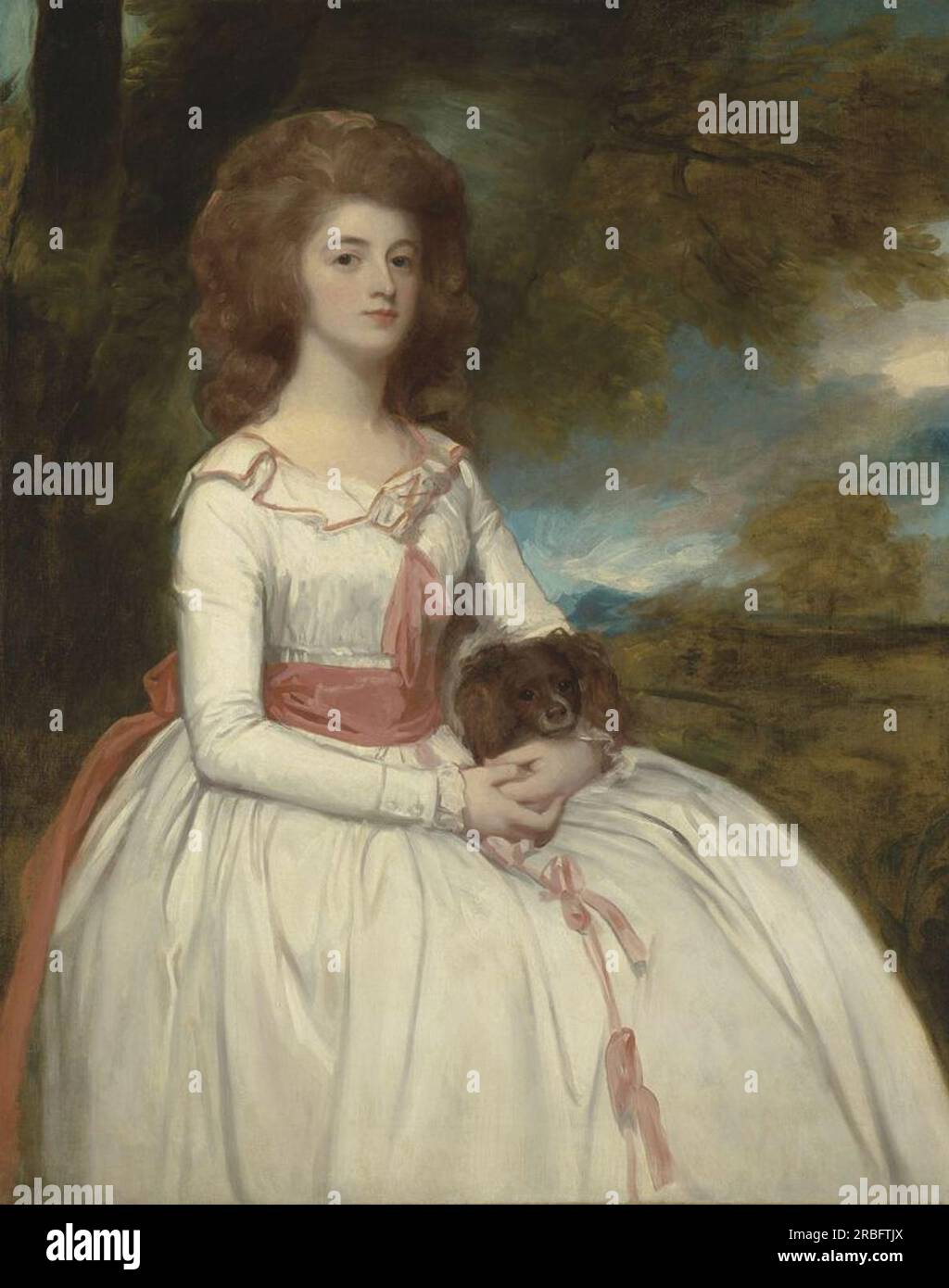 Portrait of Mrs Mary Moody (c. 1767-1820), wife of Samuel Moody, three ...