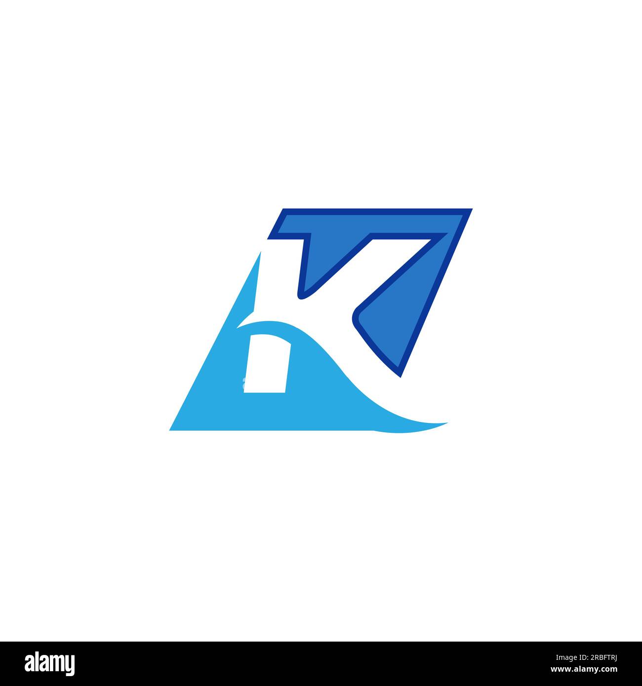 Pure water drop K letter logo. Eco-friendly 3D realistic icon.EPS 10 ...
