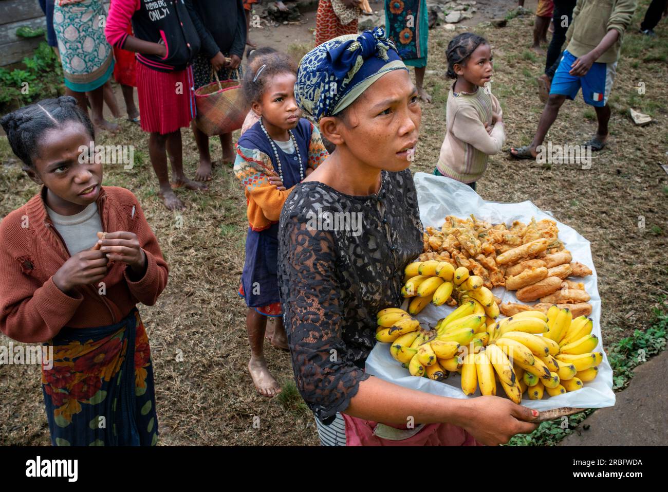 Old train on the railway line from Fianarantsoa to Manakara, Madagascar ...