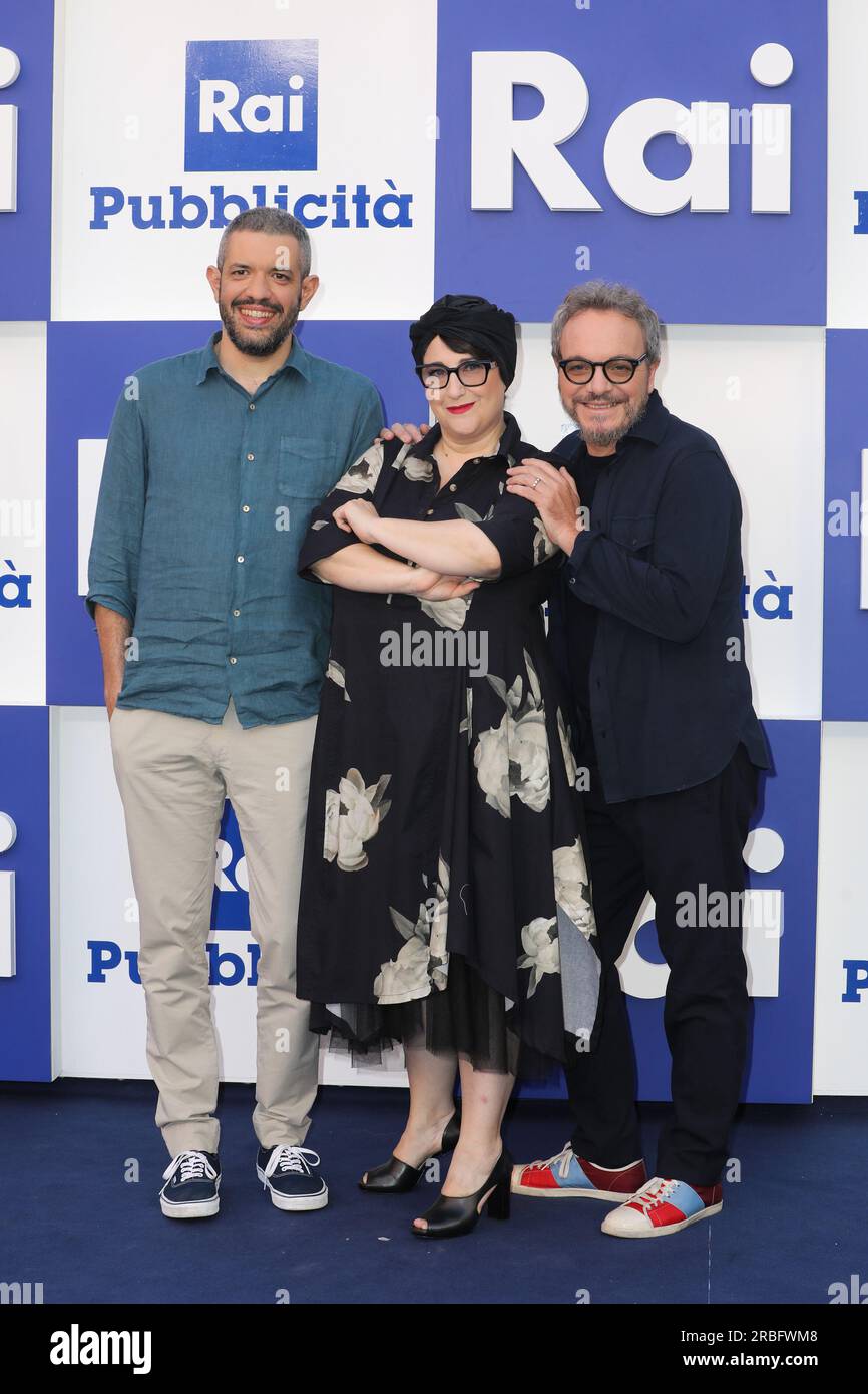 Naples, Italy. 07th July, 2023. Naples, Radio and TV Production Center ...