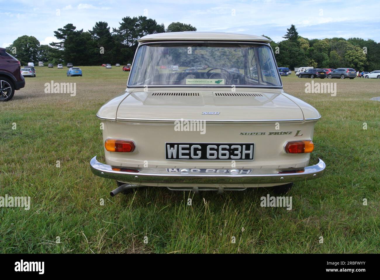 A 1970 NSU Prinz 4 parked on display at the 48th Historic Vehicle ...