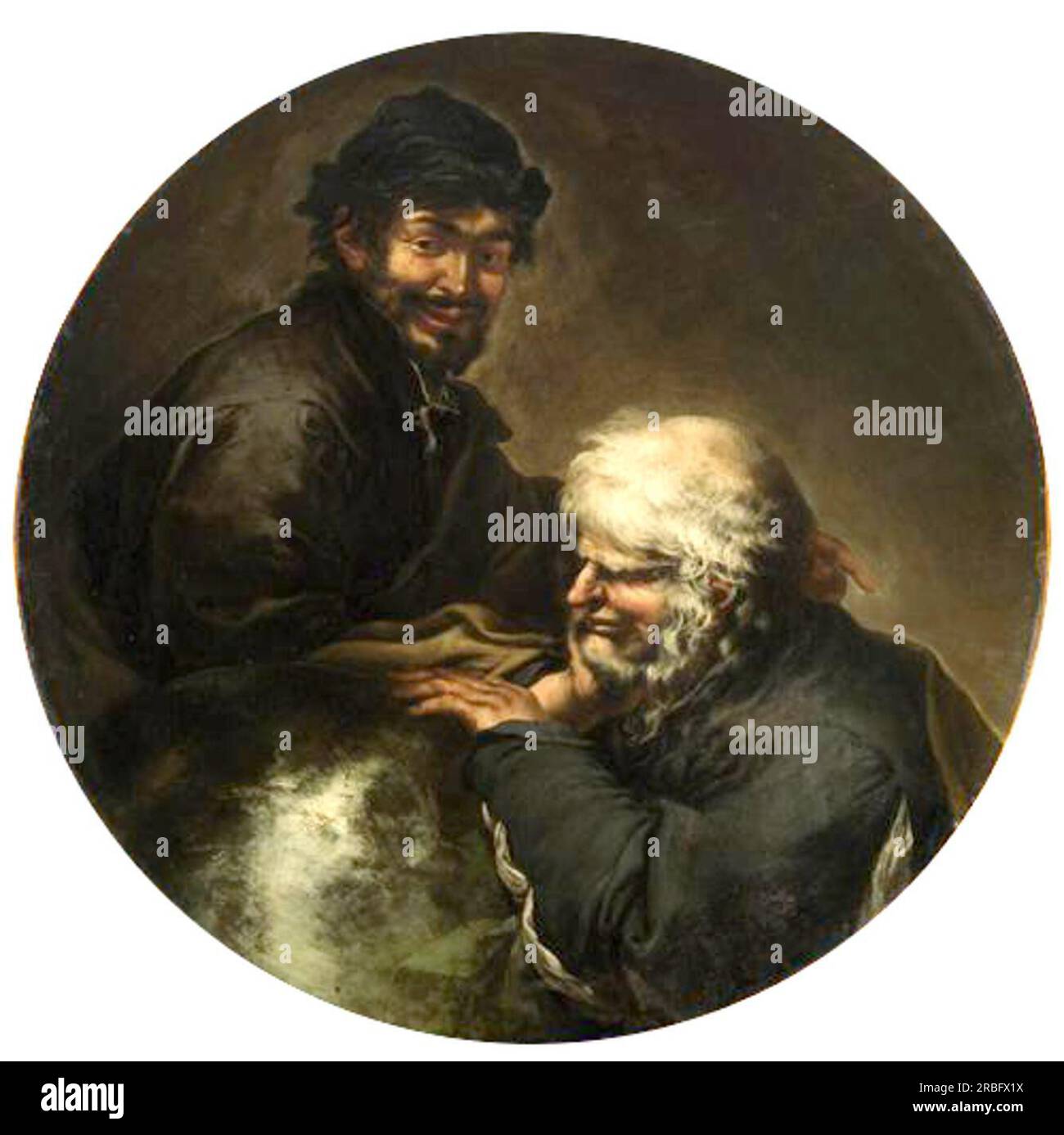 Heraklit Und Demokrit 1649 by Salvator Rosa Stock Photo - Alamy