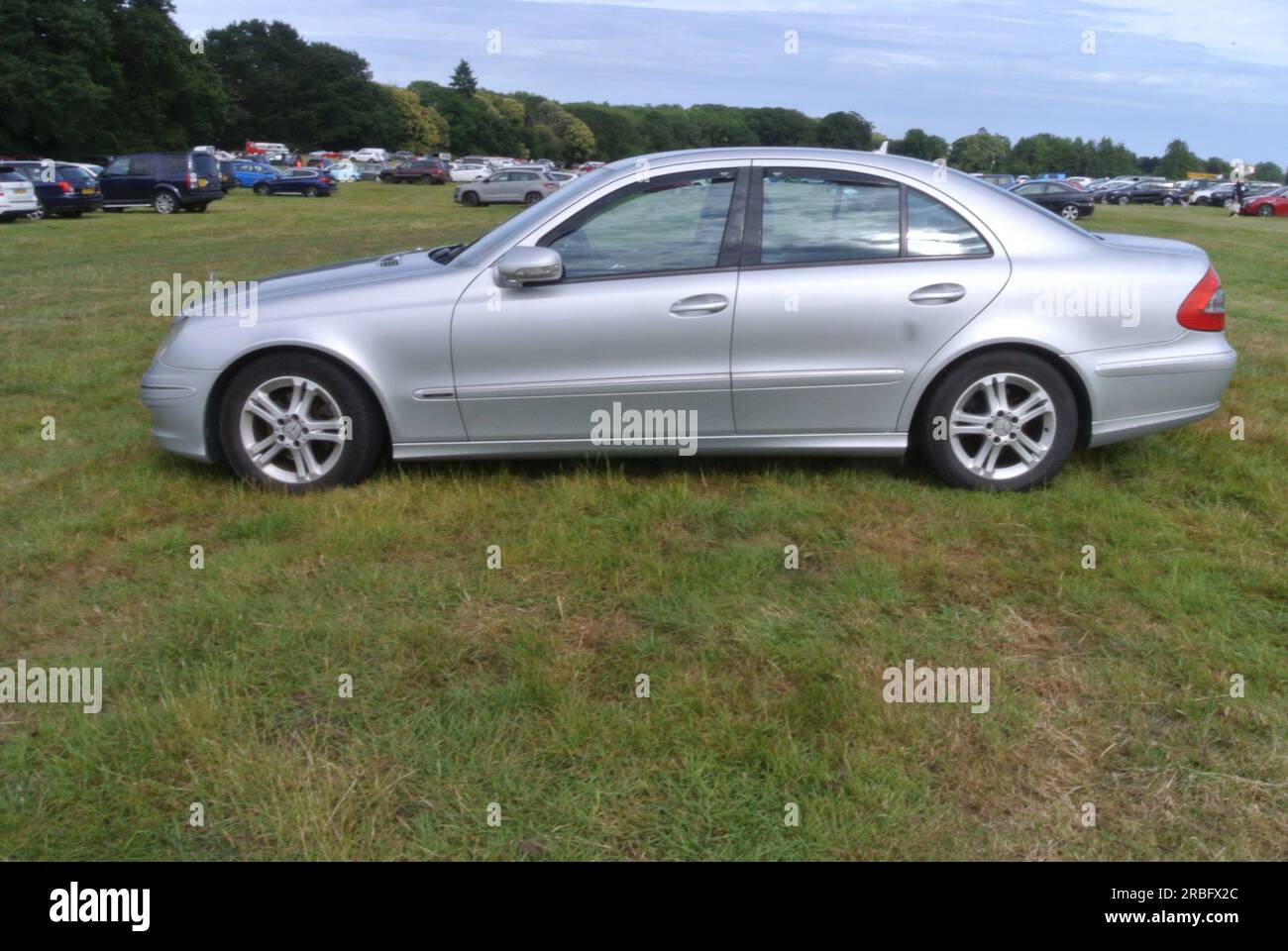A 2008 Mercedes Benz E220 parked on display at the 48th Historic ...