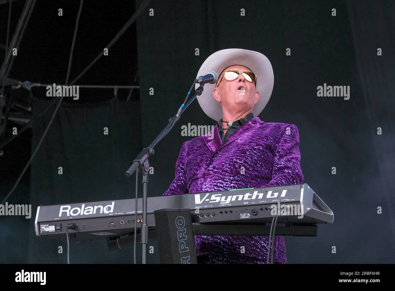 Martyn Ware, keyboard player and singer with English New Wave band ...