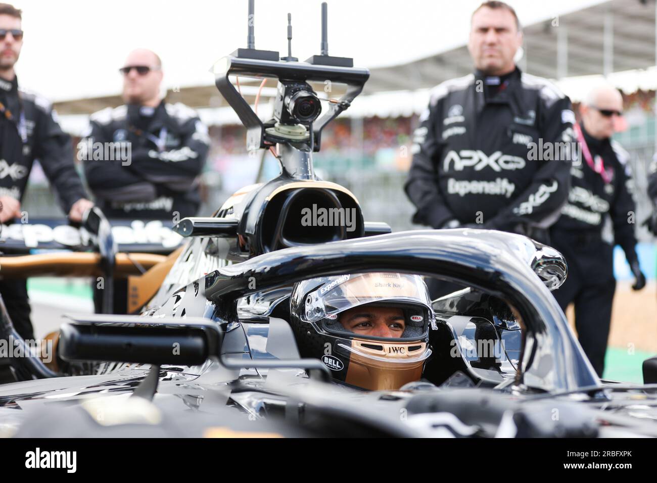 09 PEARCE Joshua, Modified F2 car prepared by Mercedes Applied Science ...