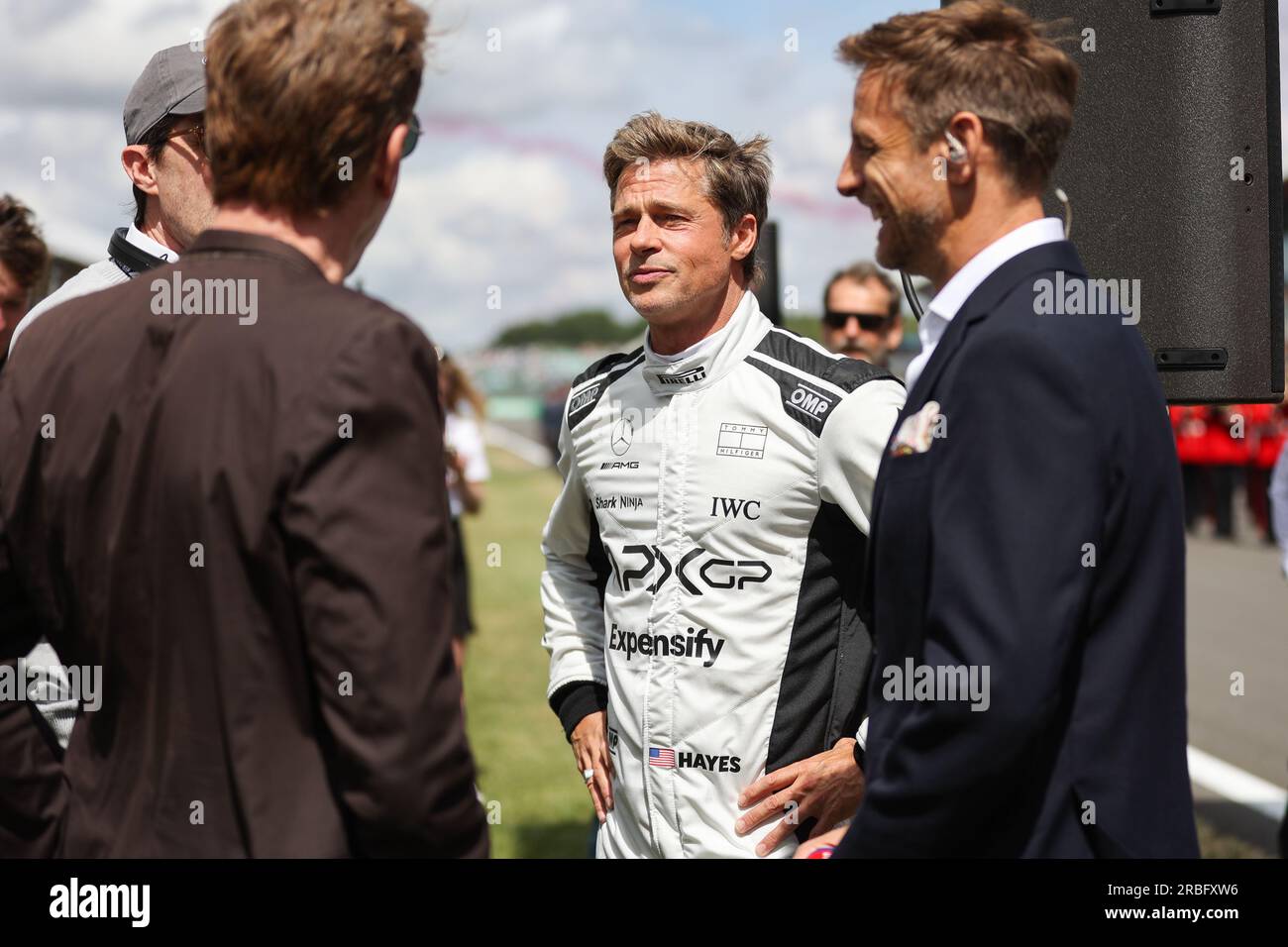 PITT Brad (USA), actor playing Sonny Hayes, driver of the fictional ...