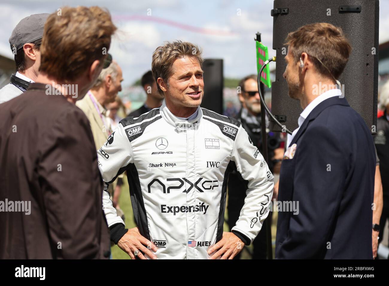 PITT Brad (USA), actor playing Sonny Hayes, driver of the fictional ...