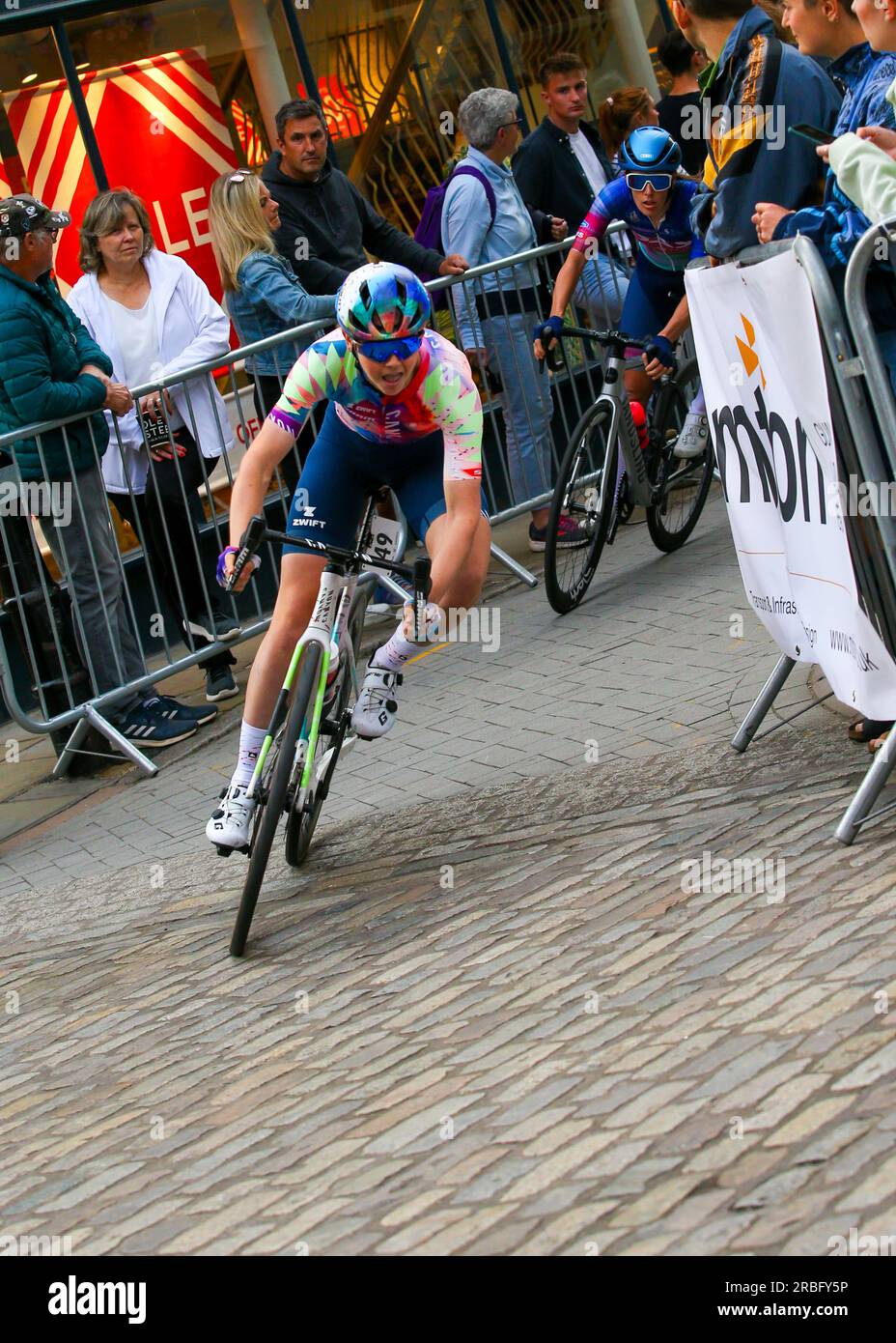 Alex Morrice (Canyon SRAM) in action on the opening lap of Parcours ...