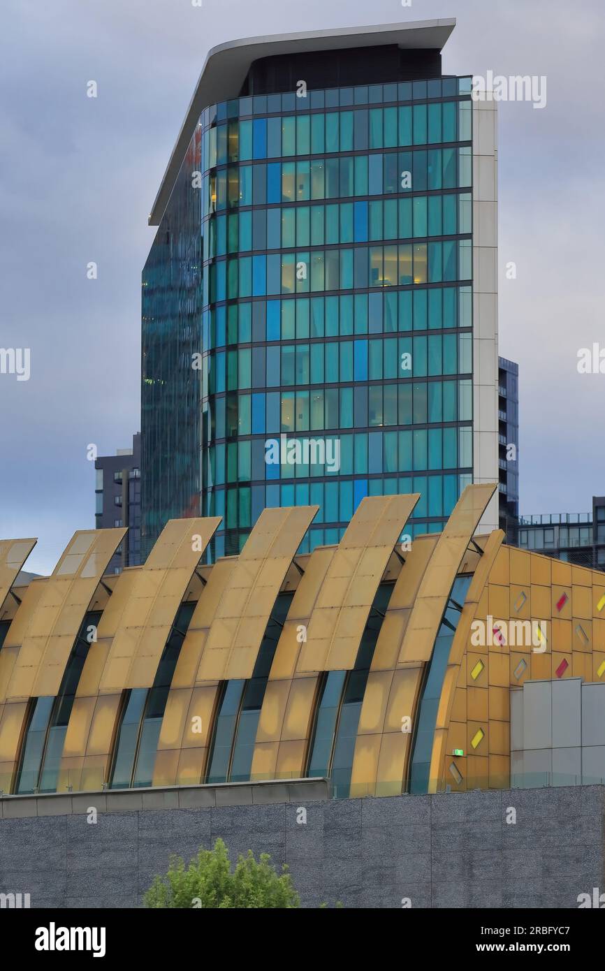 746 High-rise buildings of Southbank suburb as seen from the promenade ...