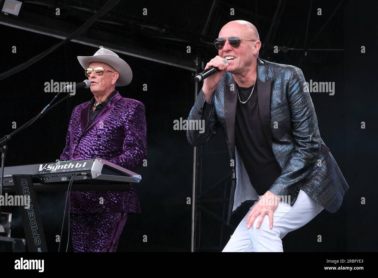 Southampton, UK. 08th July, 2023. Martyn Ware, keyboard player and ...
