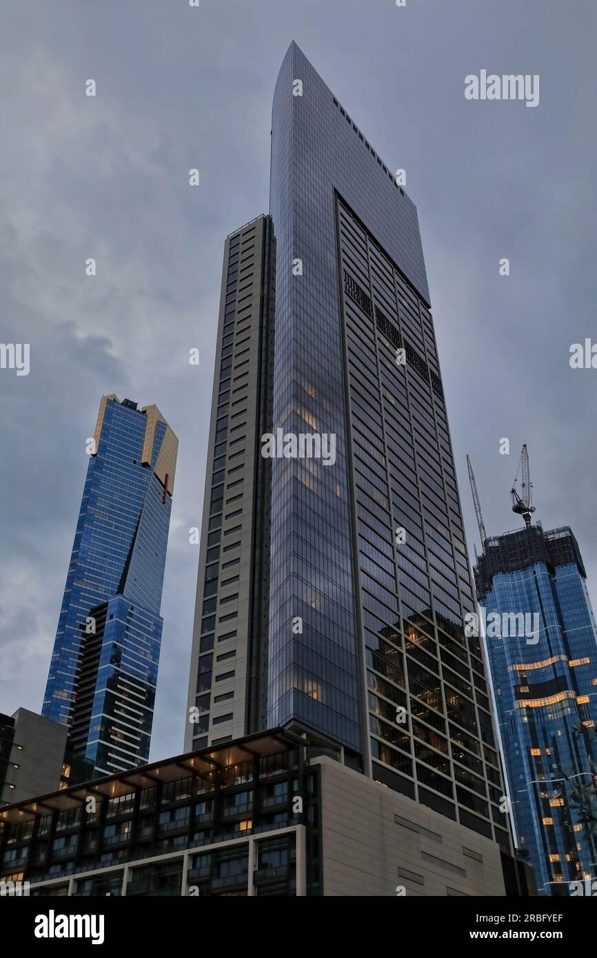 752 High-rise buildings of Southbank suburb as seen from the promenade ...
