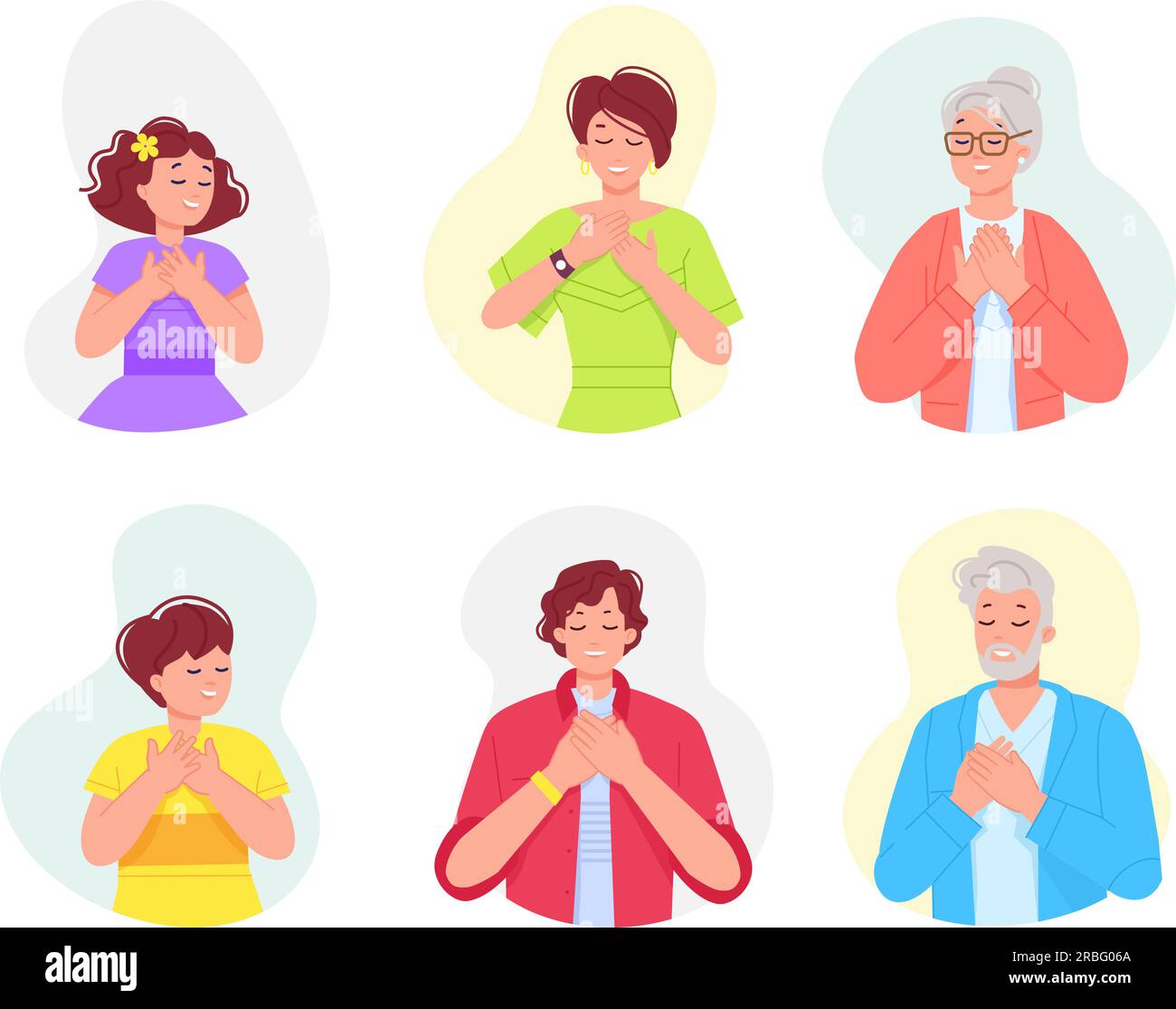 Showing Gratitude To Others Clipart People