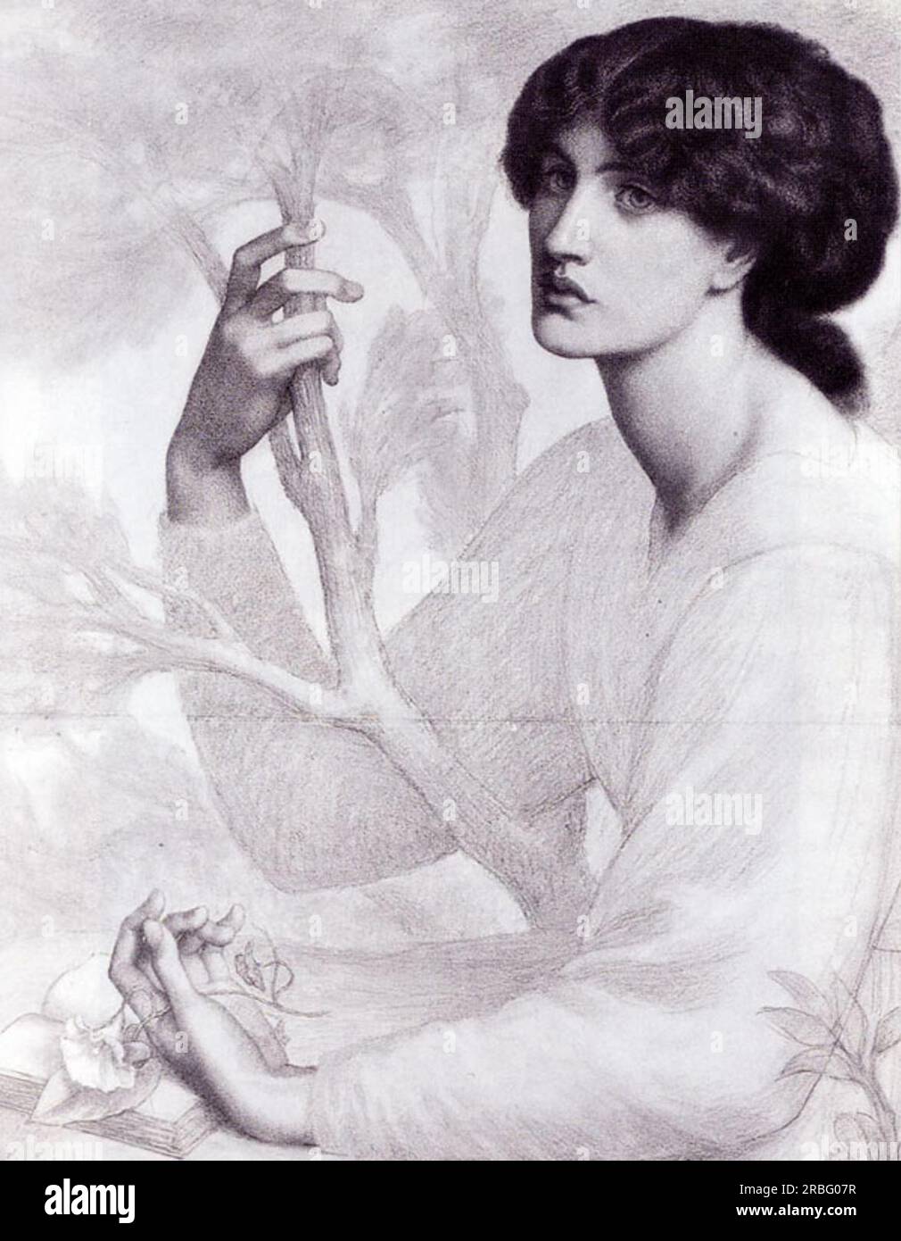 The Day Dream 1878 by Dante Gabriel Rossetti Stock Photo - Alamy