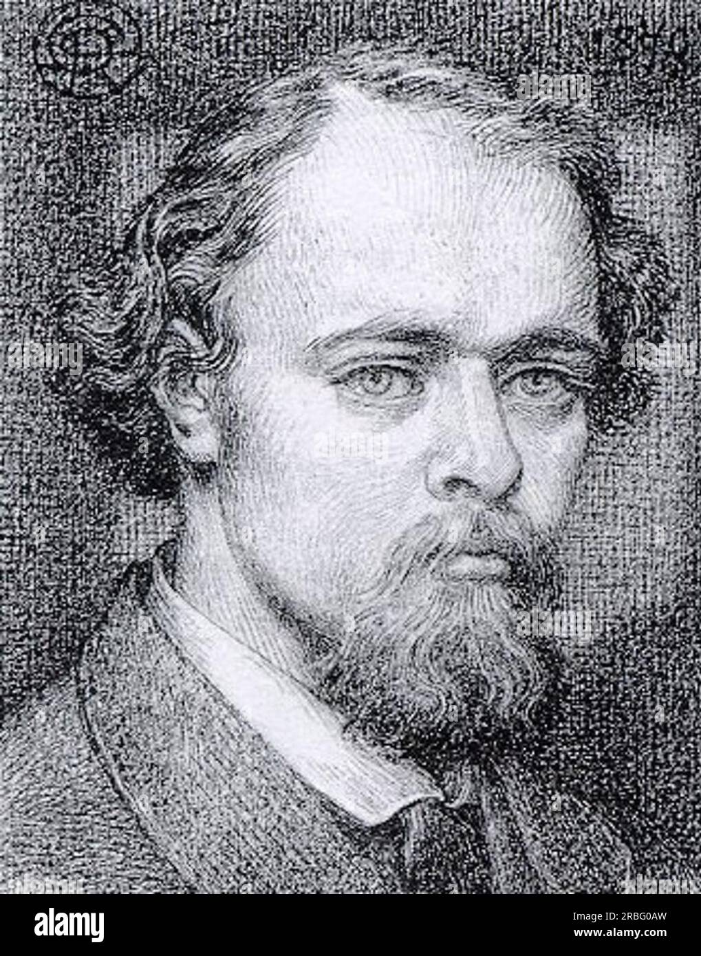 Dante gabriel rossetti self portrait hi-res stock photography and ...