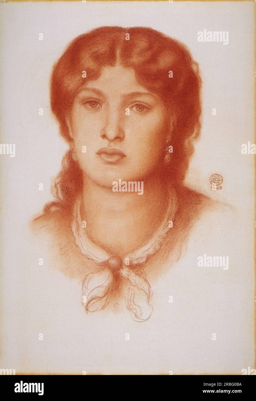 Fanny Cornforth 1868 by Dante Gabriel Rossetti Stock Photo - Alamy
