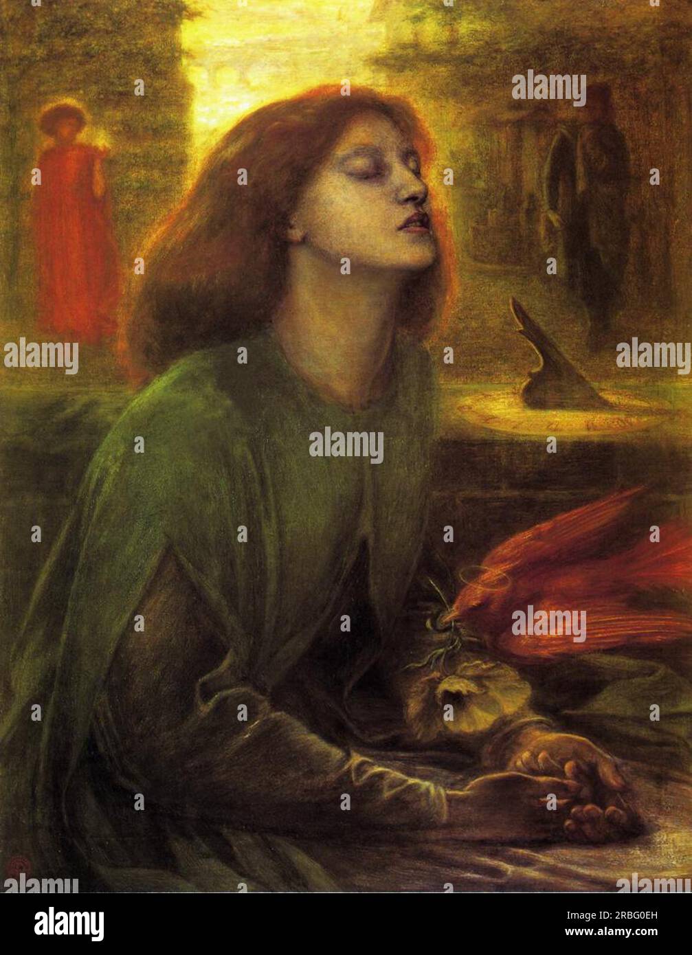 Dante gabriel rossetti beatrix hi-res stock photography and images - Alamy