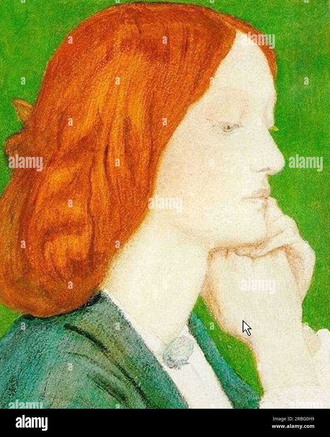 Elizabeth Siddal by Dante Gabriel Rossetti Stock Photo - Alamy