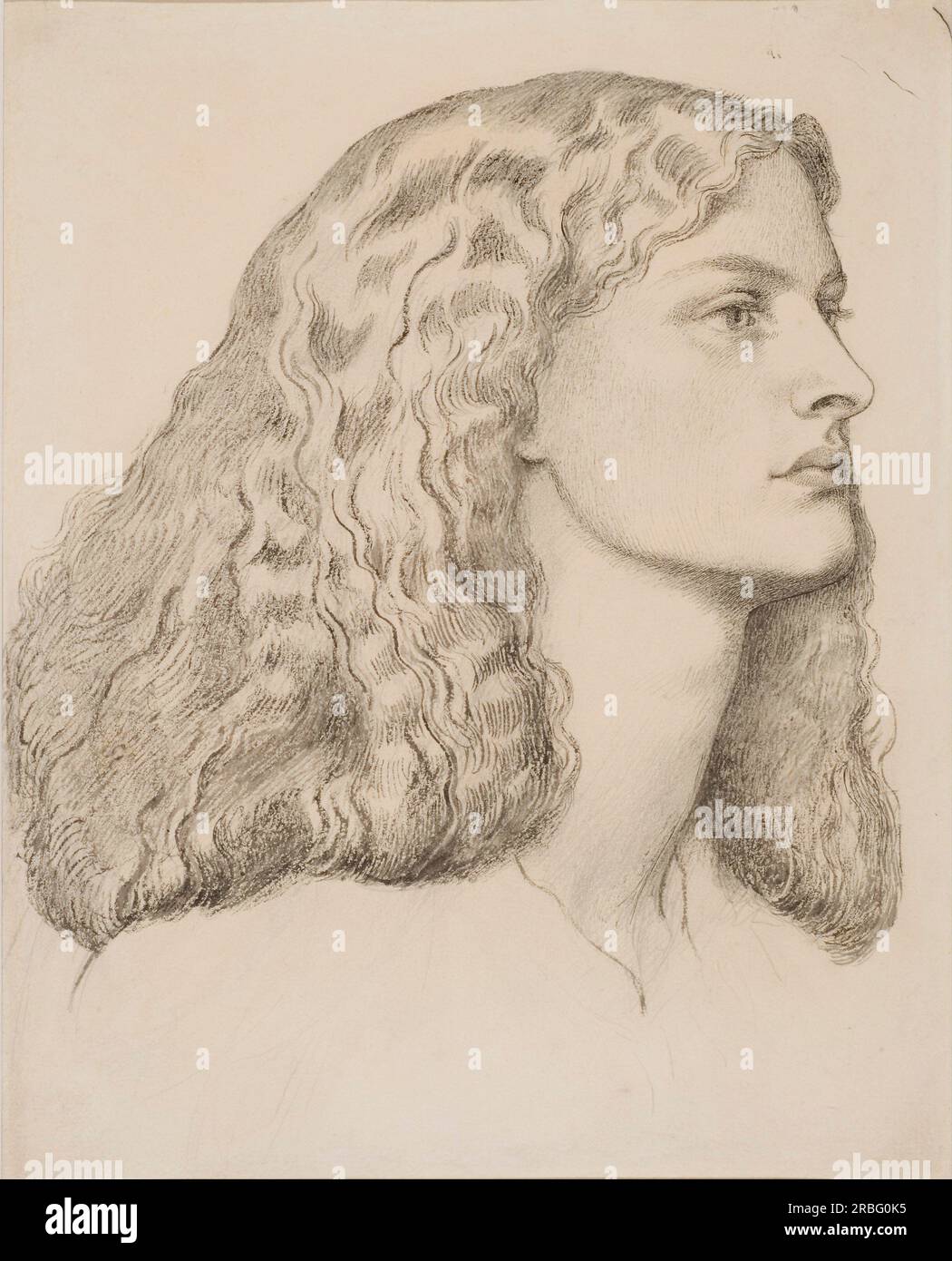 Annie Miller 1877 by Dante Gabriel Rossetti Stock Photo - Alamy