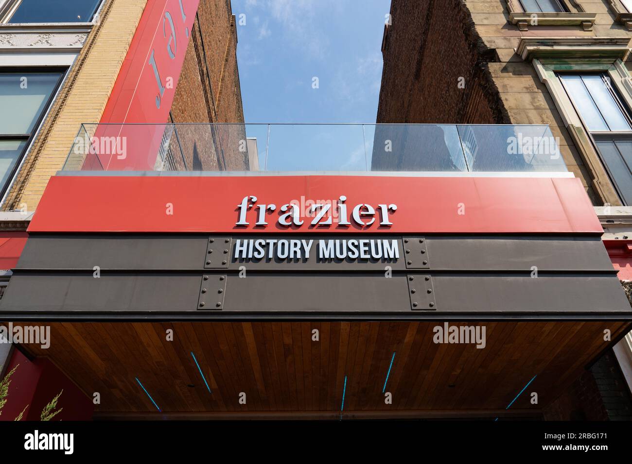 Louisville, Kentucky - Sept. 11, 2021: Frazier History Museum features ...