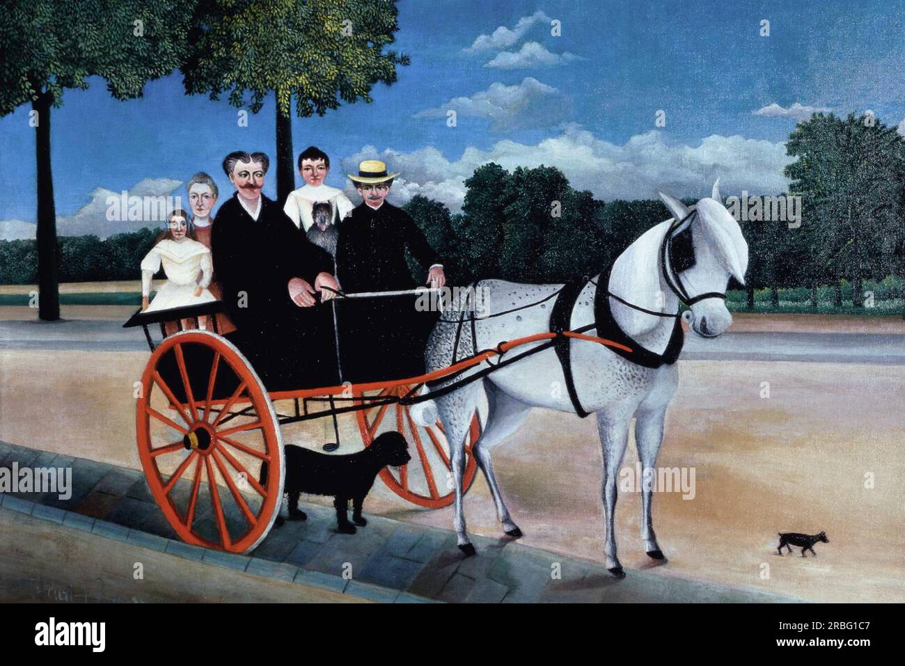 Old Man Juniet's Trap 1908 by Henri Rousseau Stock Photo - Alamy