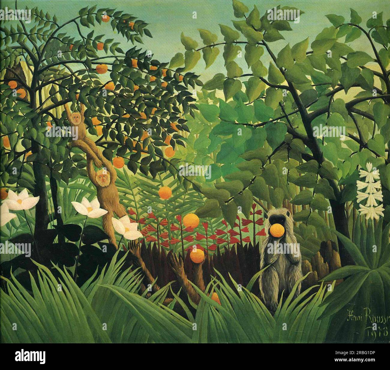 Exotic Landscape 1910 by Henri Rousseau Stock Photo - Alamy
