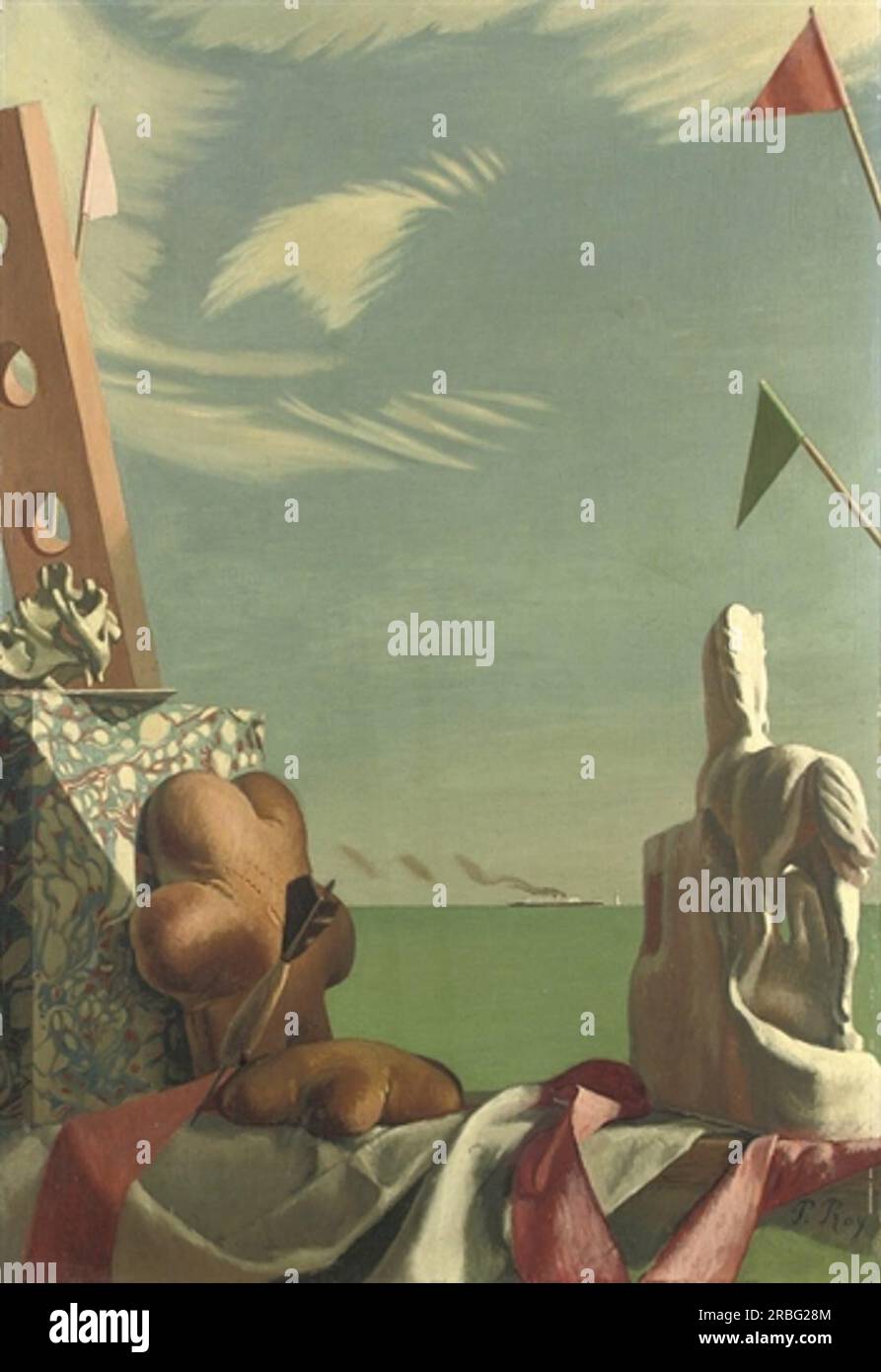 Le grand bateau 1927 by Pierre Roy Stock Photo - Alamy