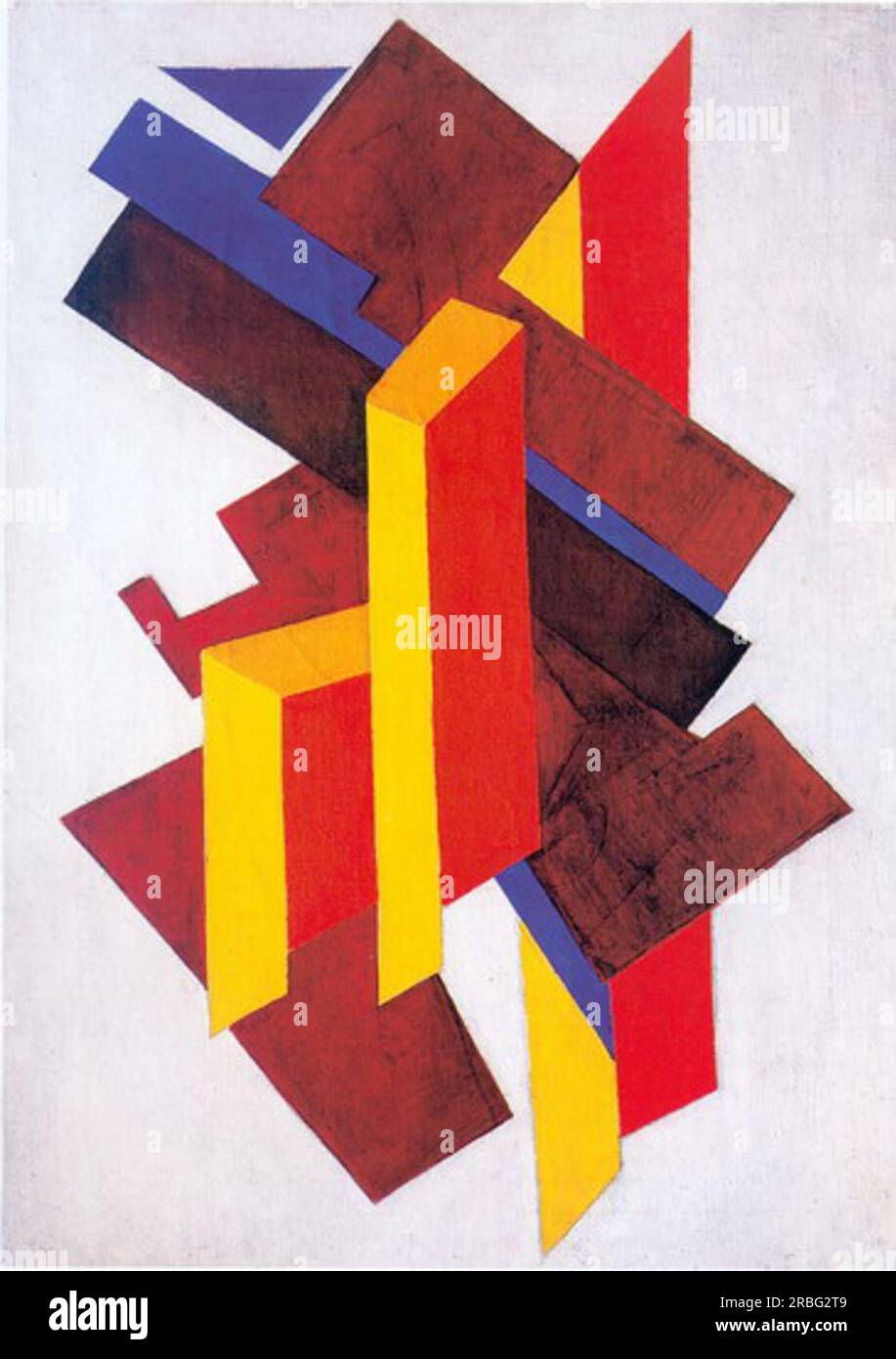 Non-Objective Composition (Suprematism) by Olga Rozanova Stock Photo ...