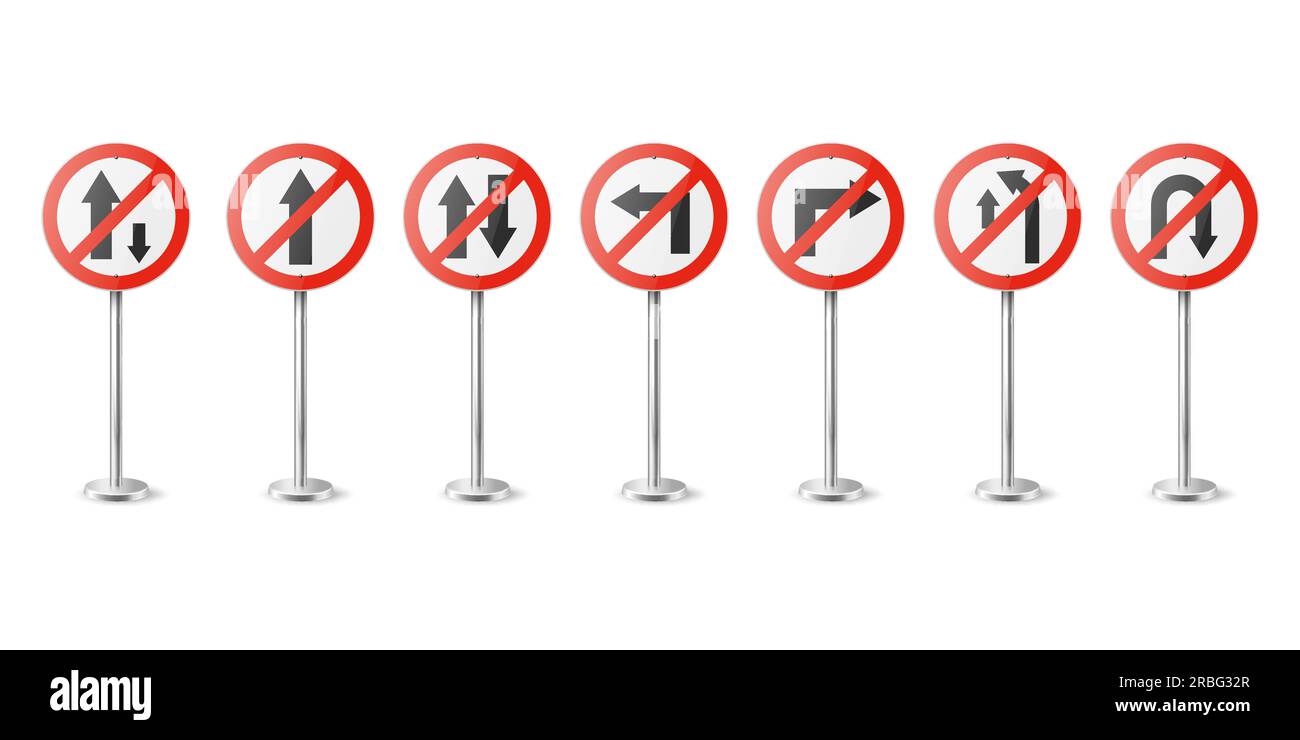 No Overtaking Road Sign