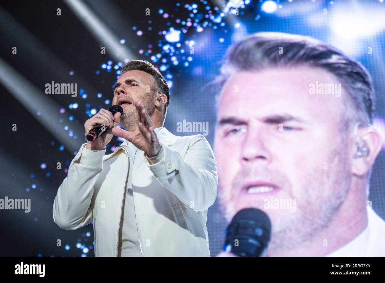 Middelfart, Denmark. 07th, July 2023. The English pop group Take That ...