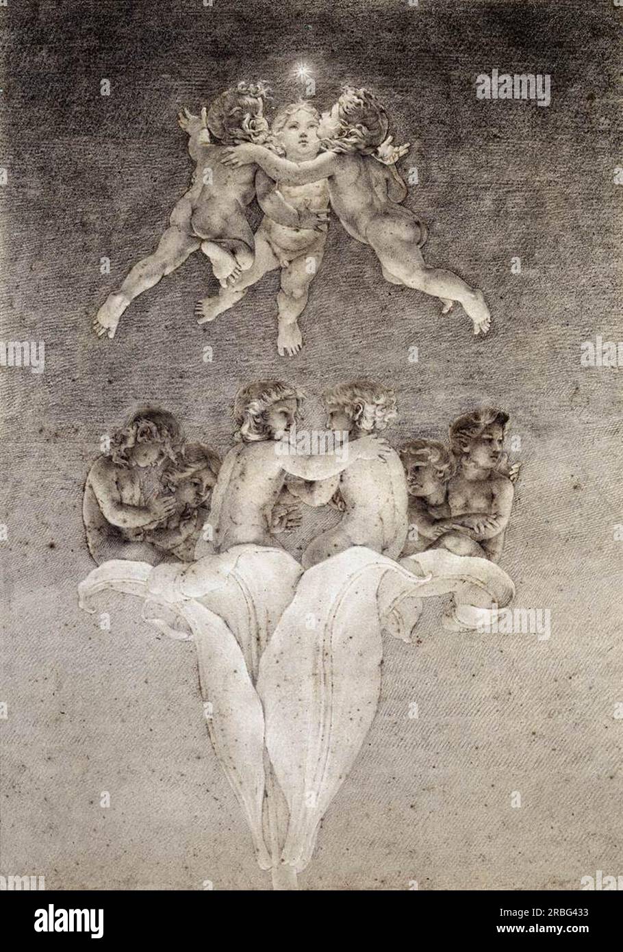 Lily of Light and Morning Star 1808 by Philipp Otto Runge Stock Photo ...