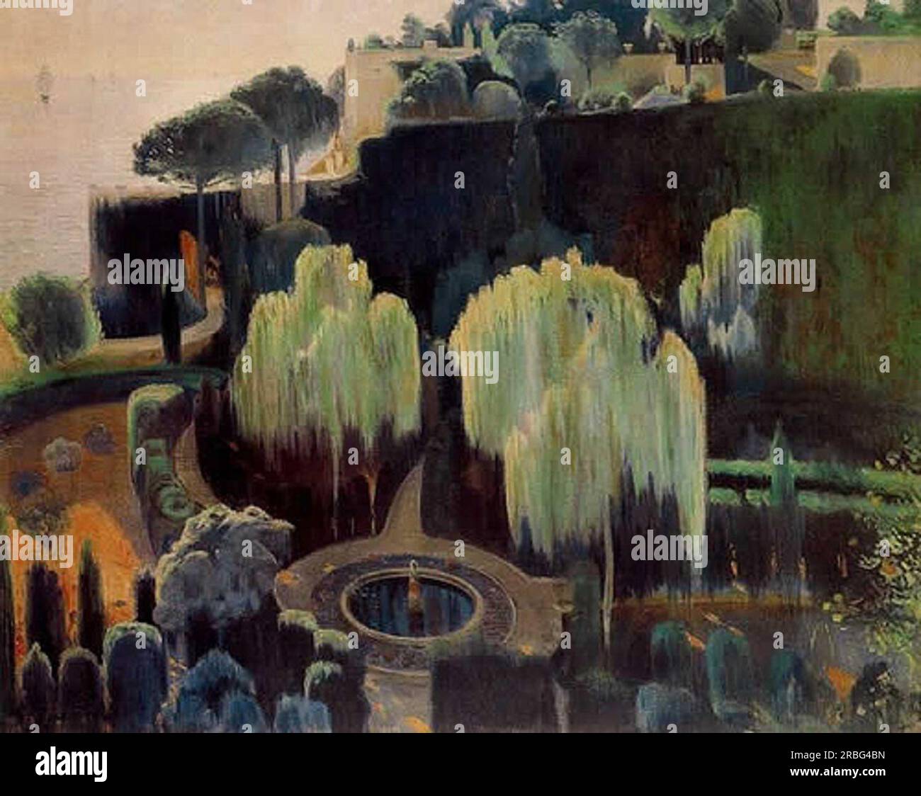 Pirate's Gardens (Mallorca) by Santiago Rusinol Stock Photo - Alamy