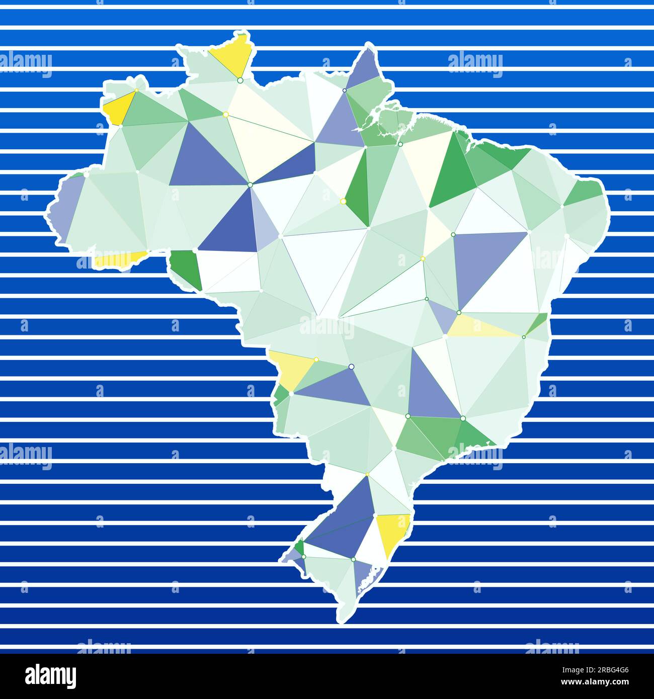 Brazil vector illustration. Brazil design on gradient stripes ...