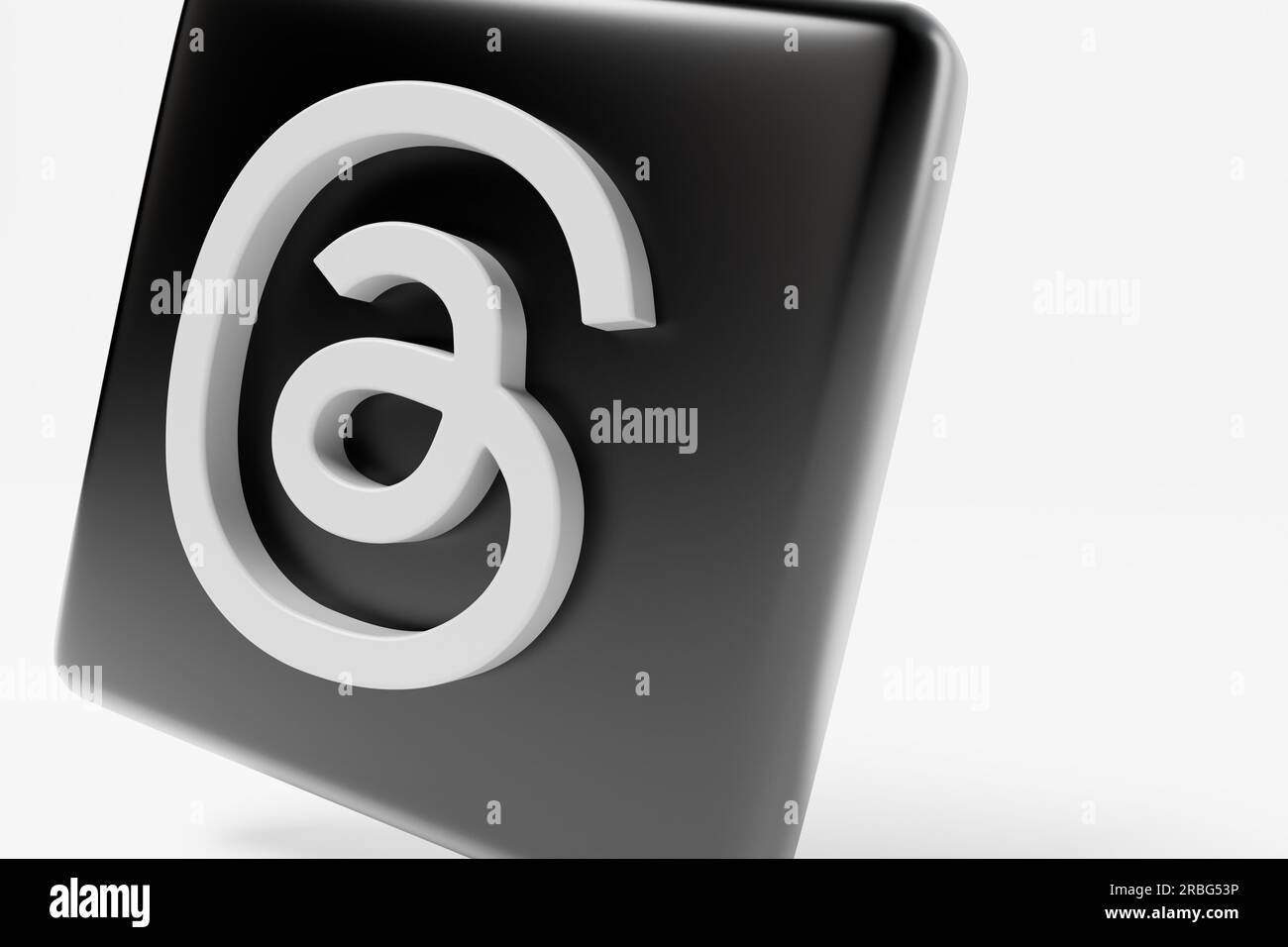 OXFORD, UK - July 2023: Threads logo. A new social media app from Meta ...