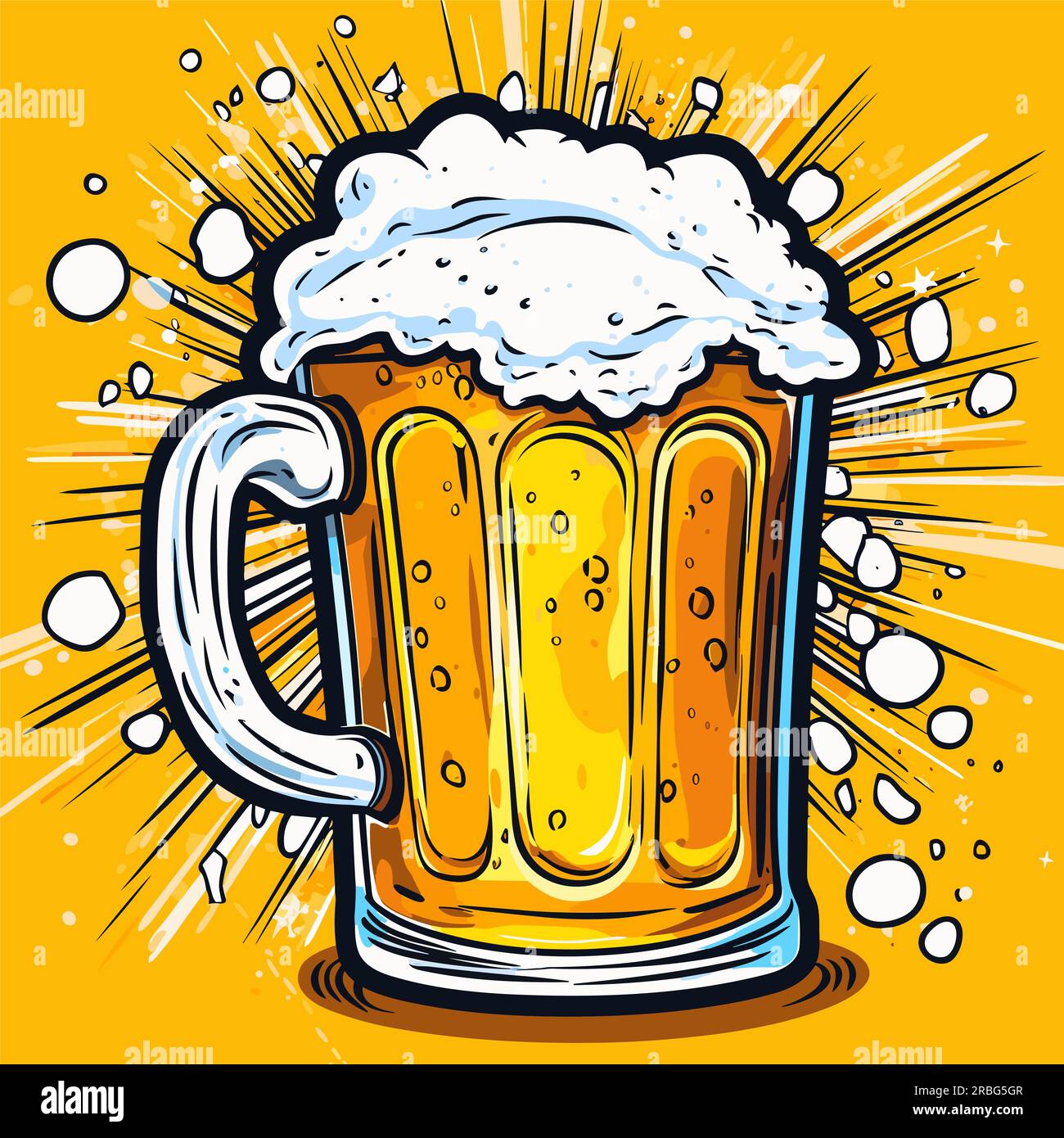 Cartoon tankard Stock Vector Images - Alamy