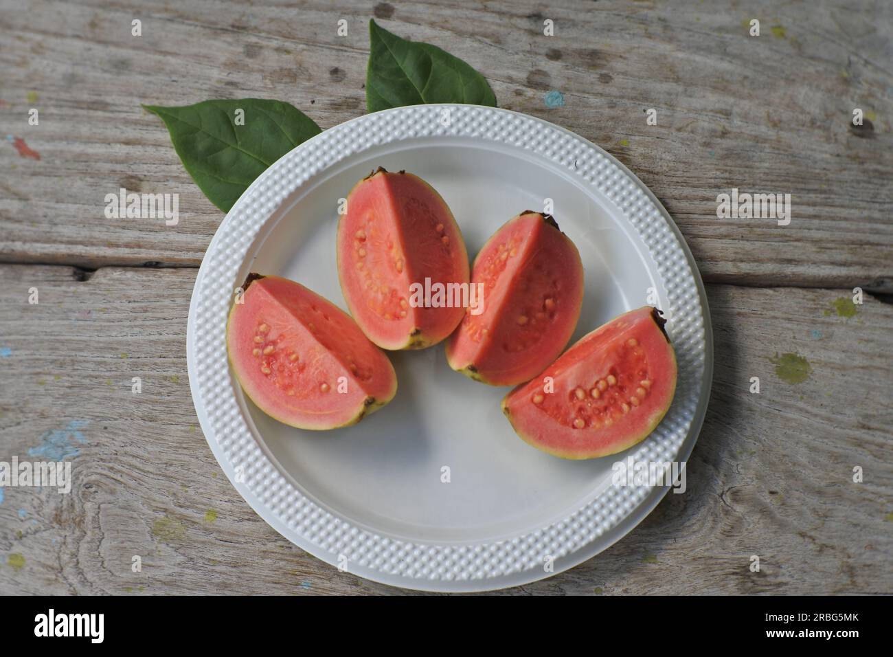 Nice red guava fruit Stock Photo - Alamy