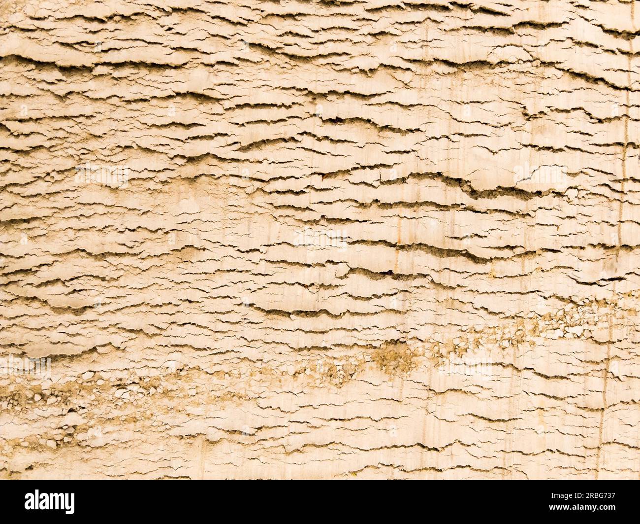 Compressed sand texture on a construction site. Useful as background of ...